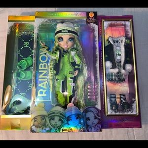 Toys | Brand New Rainbow High Doll Set Winter Break Edition Doll Jade ...